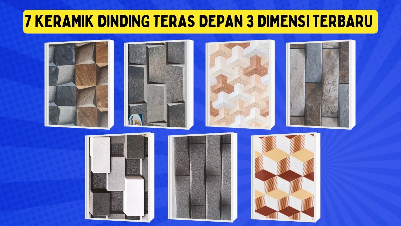 7 Keramik Dinding Teras Depan 3 Dimensi Terbaru Rumah Minimalis Motif ...