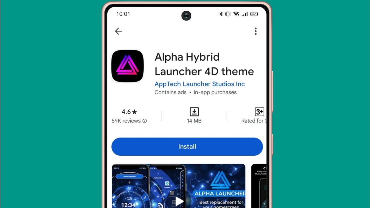 alpha hybrid launcher 4d theme app kaise use kare || how to use alpha ...