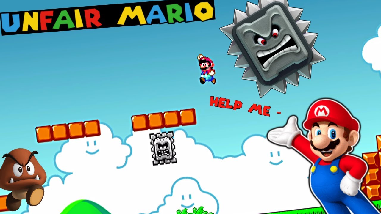UNFAIR MARIO | MARIO BUT ITS RAGING GAME | UNFAIR MARIO HINDI - YouTube