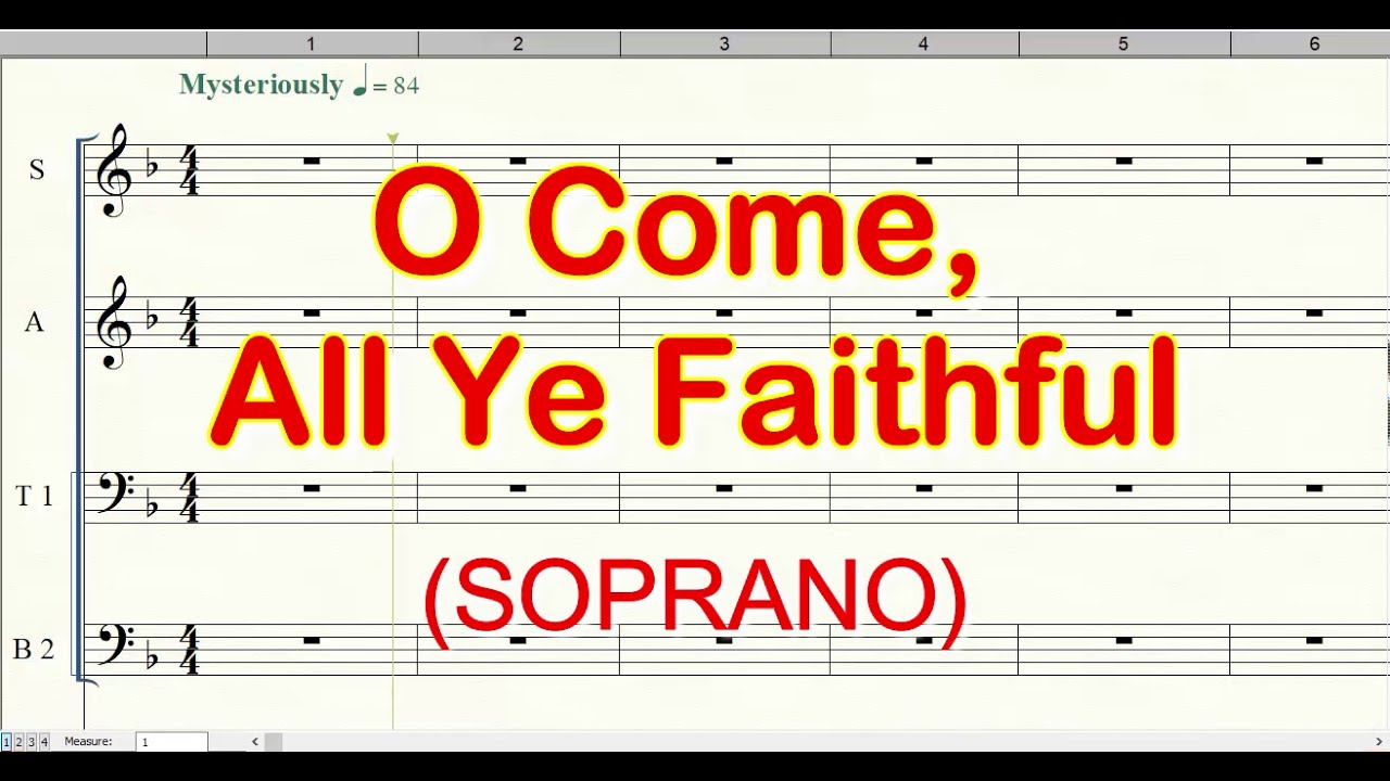O Come All Ye Faithful | Soprano - YouTube