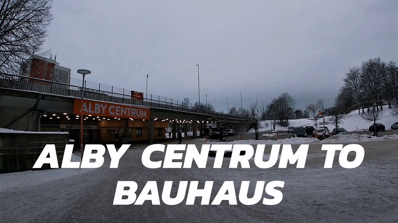 Alby Centrum to Bauhaus morning walk | Earth Walks - YouTube