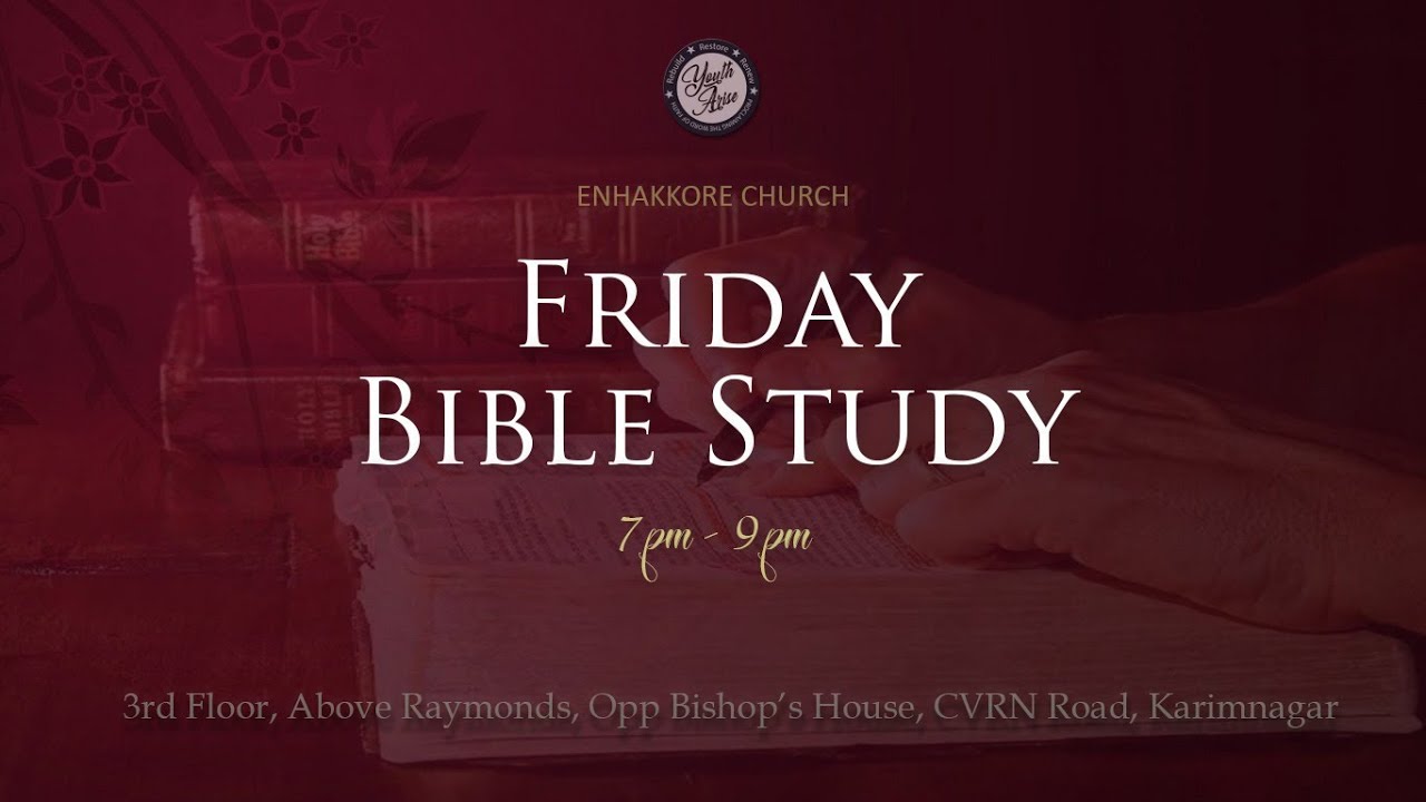 Friday Bible Study | 4th October 2024 | Pastor Kalyan - YouTube