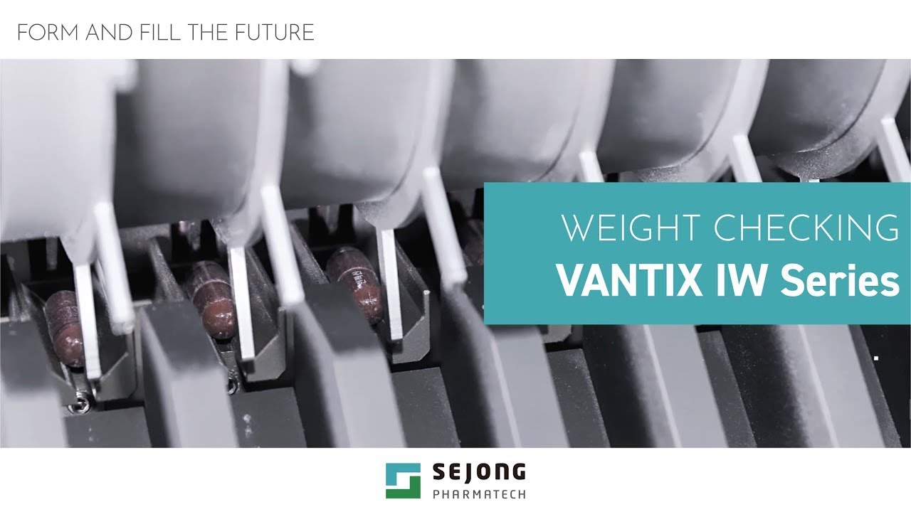 CAPSULE WEIGHT CHECKING MACHINE VANTIX IW120 - YouTube