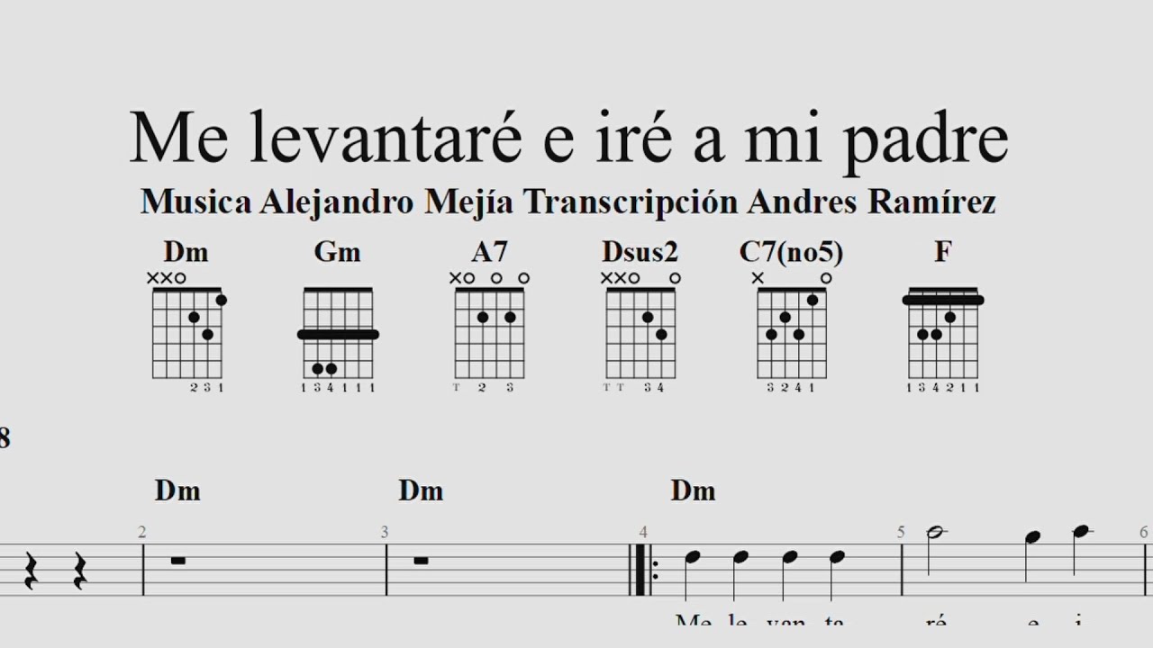 Me levantare e ire a mi padre (Alejandro Mejía) - YouTube
