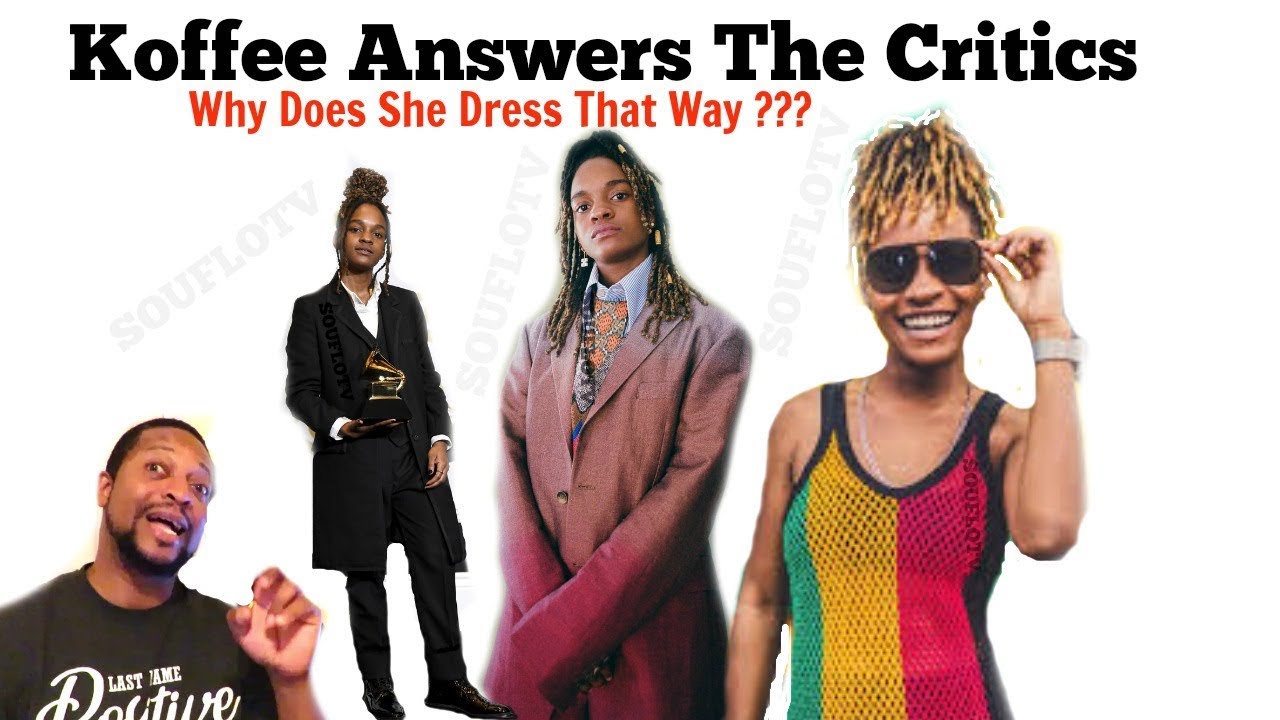Koffee explains why she dresses androgynous and unisex - YouTube
