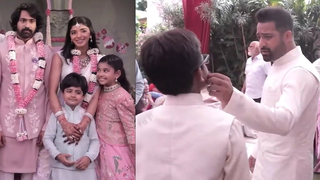 Jr NTR Sons Cute Moments @ Narne Nithin Engagement | Bhargav Ram ...