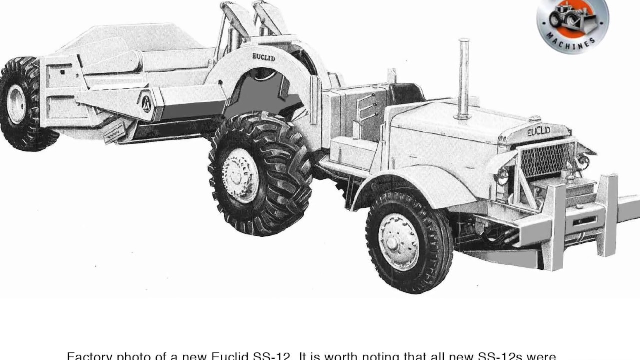 Classic Machines: Euclid's SS12 scraper - YouTube