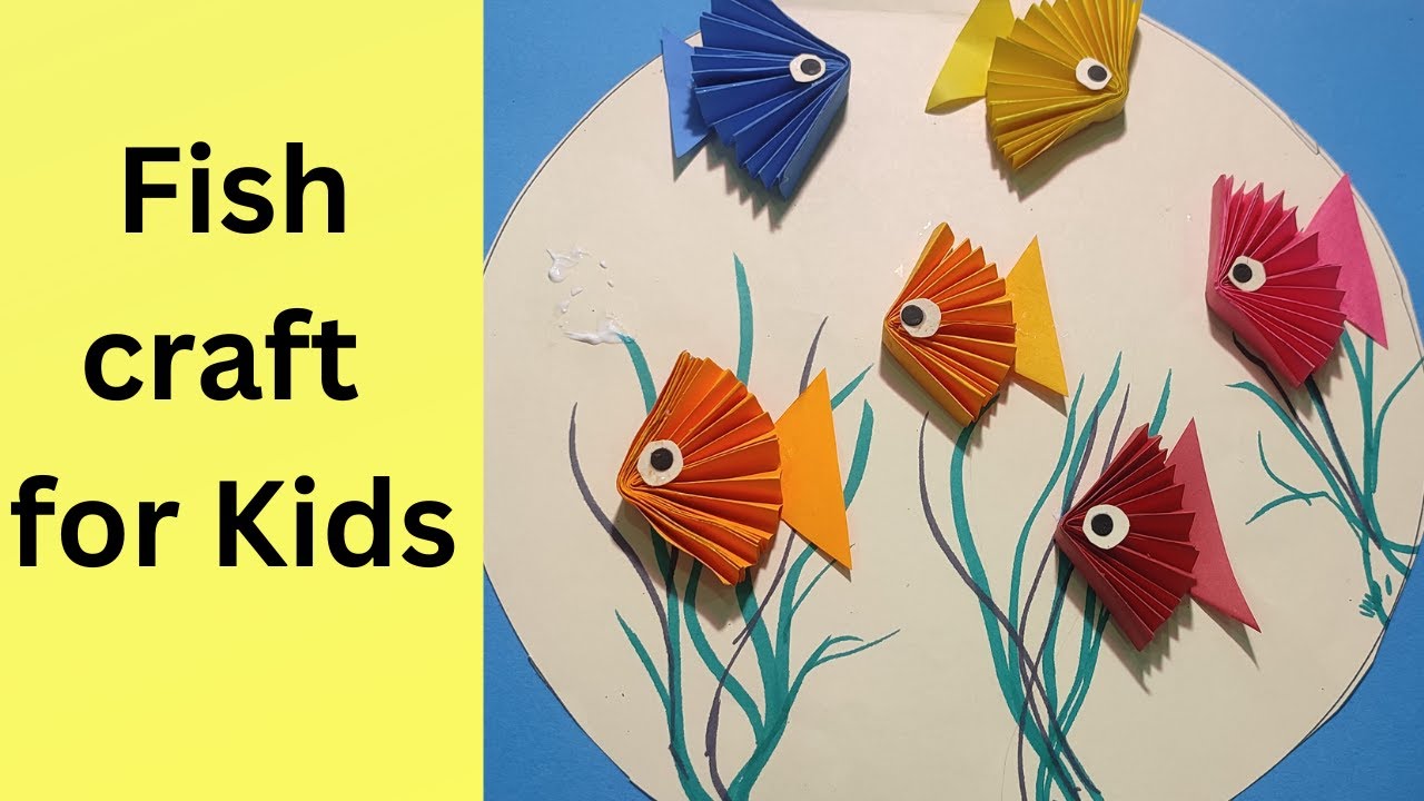 DIY easy FISH PAPER CRAFT for KIDS || Simple fish craft out of paper ...