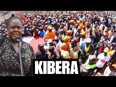 LIVE: Winnie Odinga and Raila Jr holding rally in Kibera as ODM leaders camp in western!!
