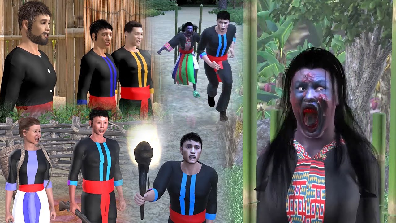 Dab Tuag Sawv Caum Neeg Daim 1-2 (Qub Movie 3D Dab Txaus Ntshai) - YouTube