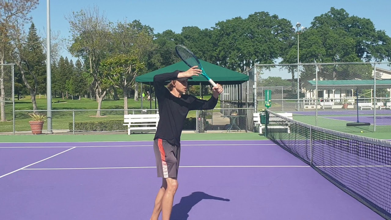 One up one back volley drill - YouTube