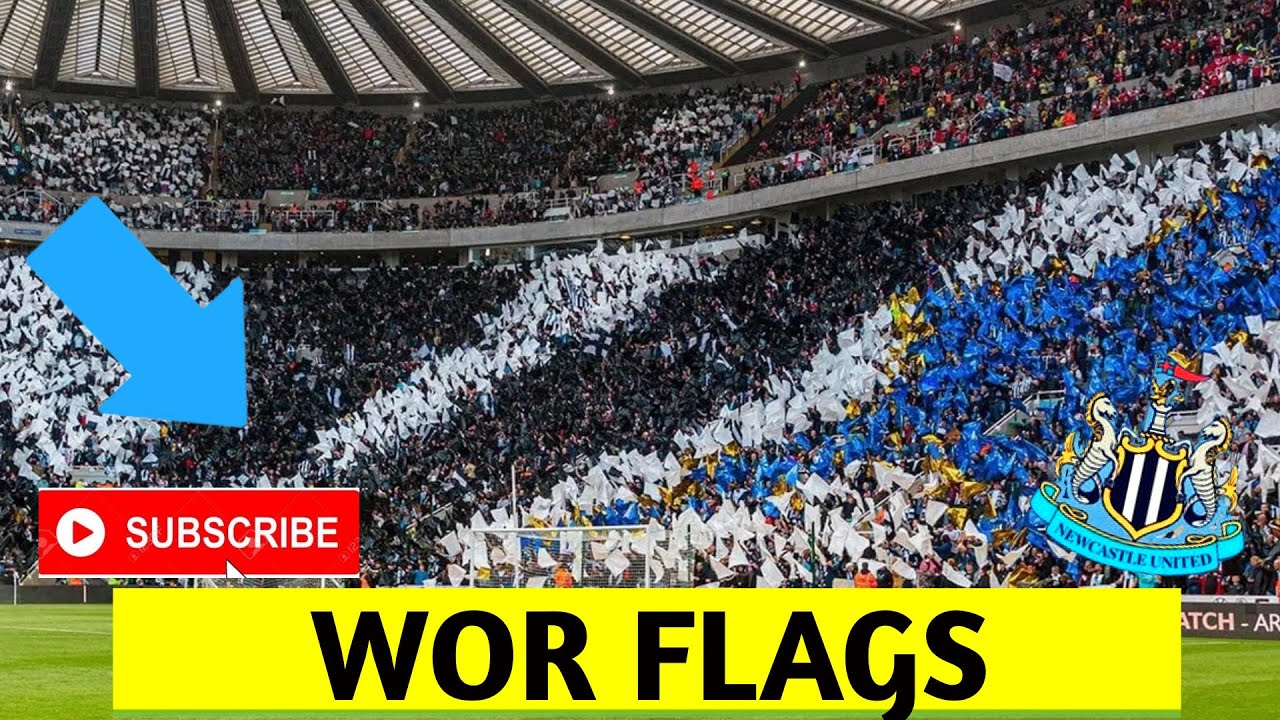 🎇WOR FLAGS🎇NEWCASTLE 5-1 ASTON VILLA WHAT AN ATMOSPHERE⚫️⚪️ - YouTube