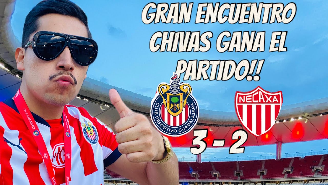 CHIVAS VS NECAXA (3-2) J13 2024 || Los goles y mejores momentos en el ...
