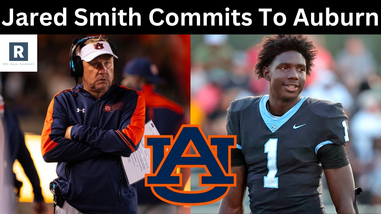 Jared Smith Commits Auburn | Auburn Football Recruiting News - YouTube