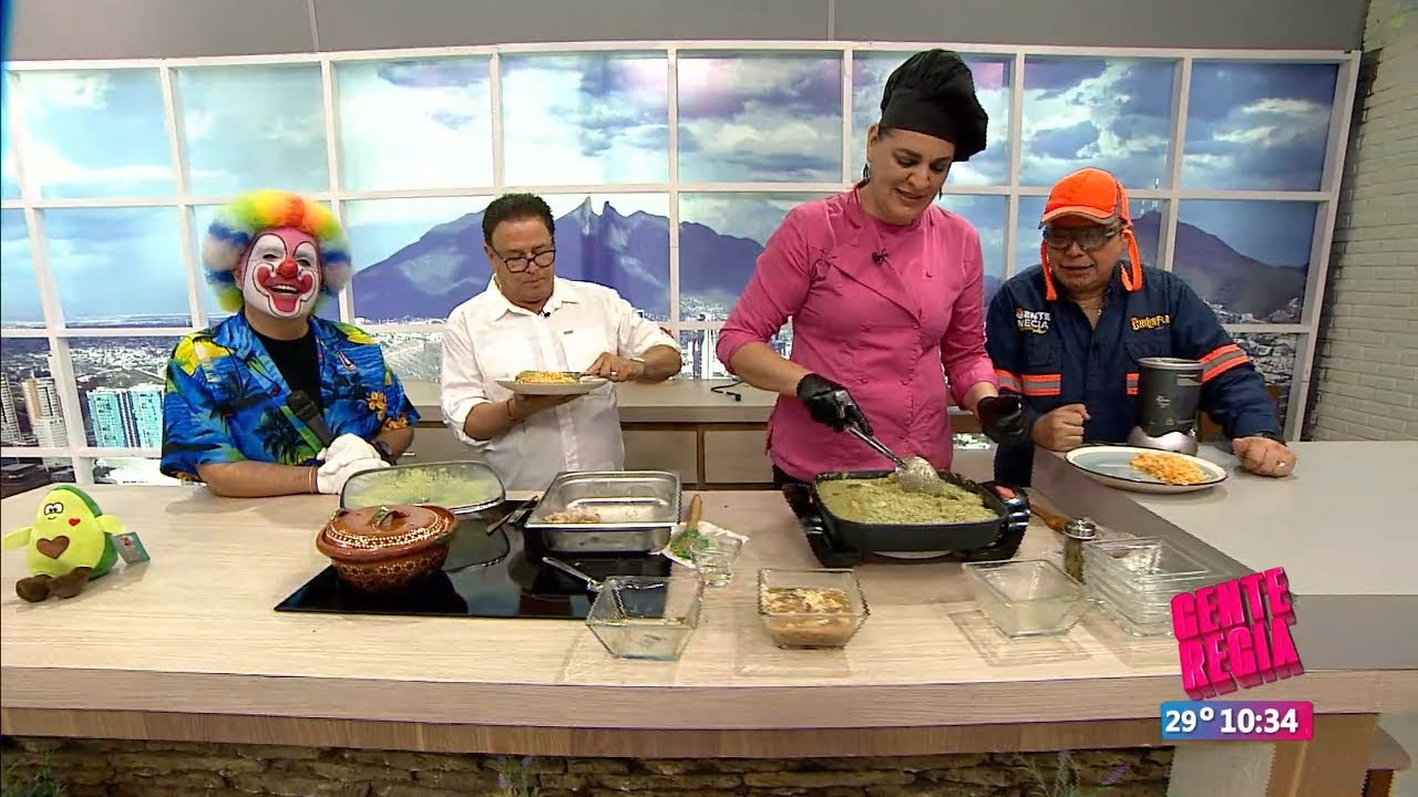 "Costillas en mole verde" de la Chef Celia Andrade | Gente Regia - YouTube