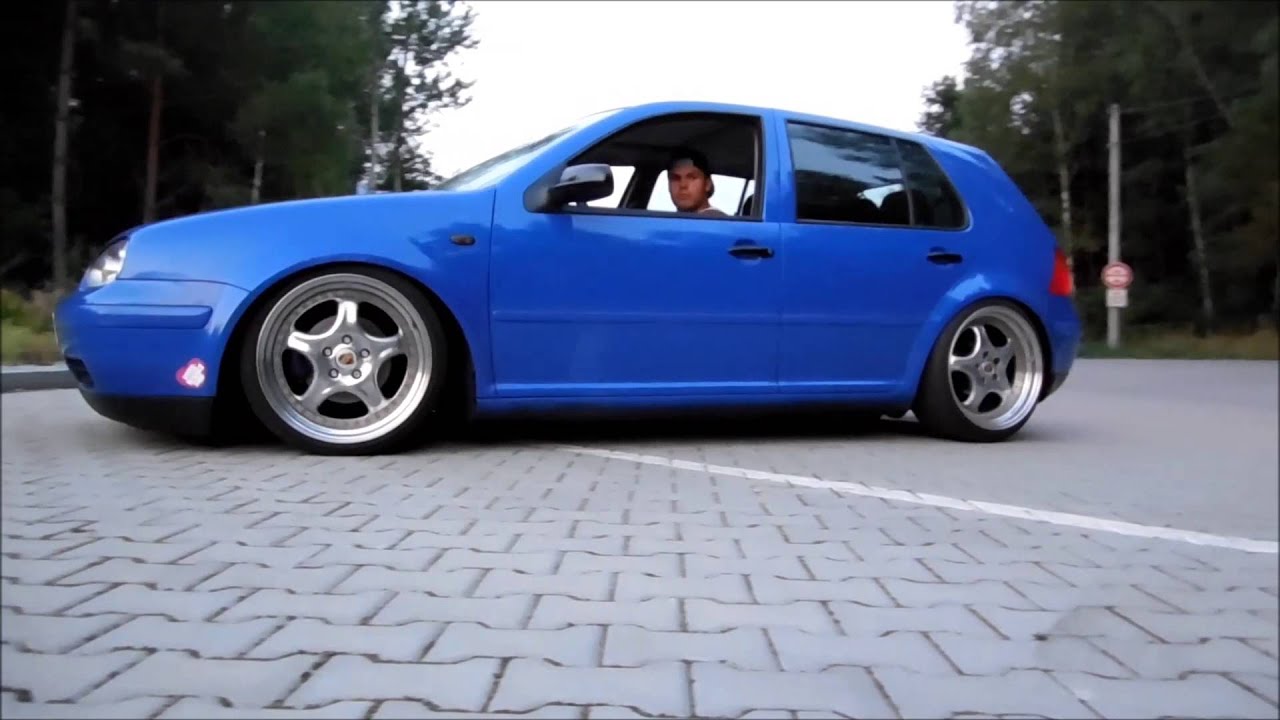 VW Golf 4 static Scrapper - YouTube
