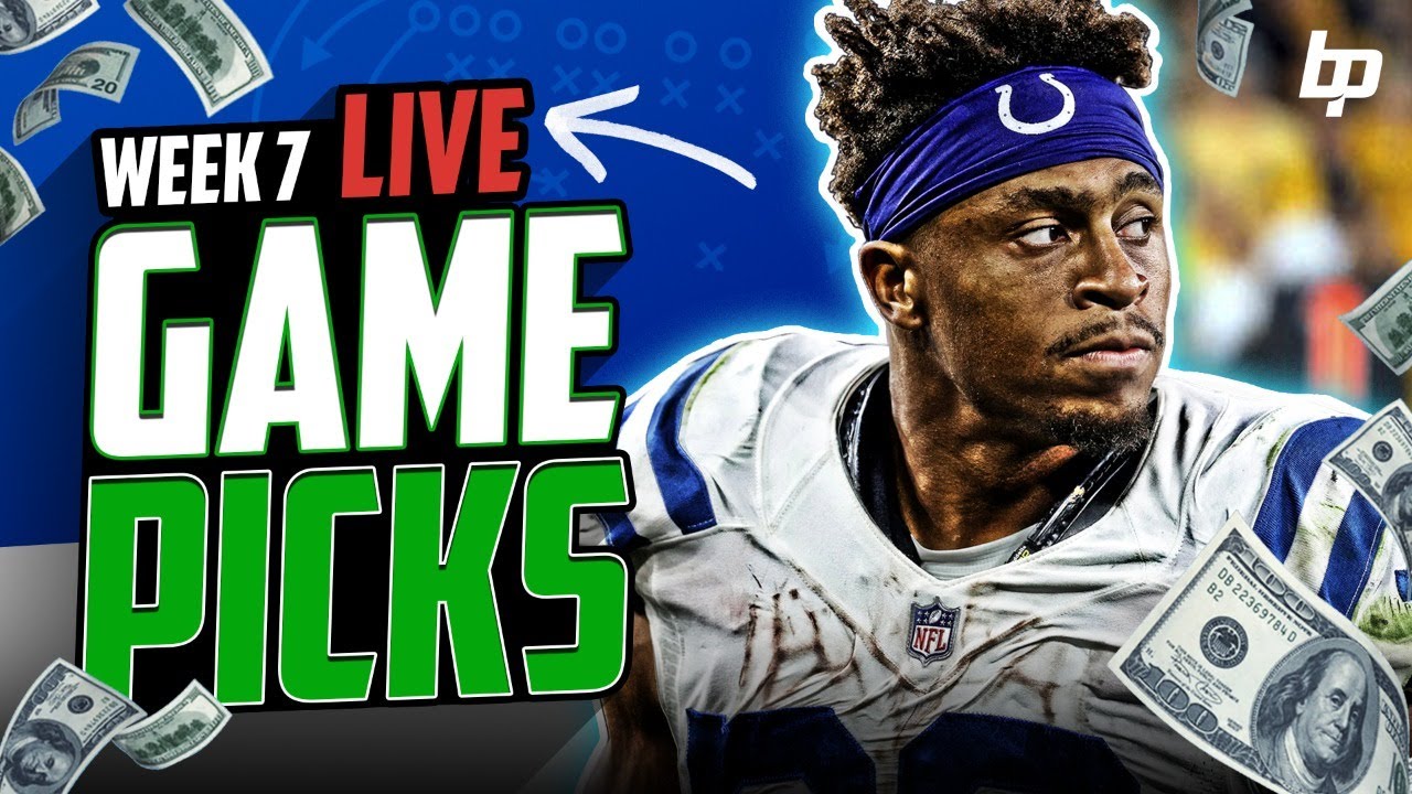 LIVE: NFL WEEK 7 GAME PICKS + FREE BETS | PREDICTIONS, PROPS, AND PLAYS ...
