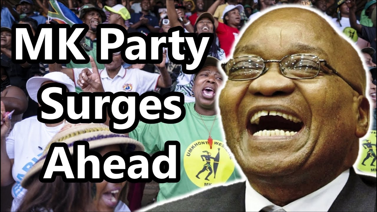MK Party Surges Ahead of EFF, IFP And DA - YouTube