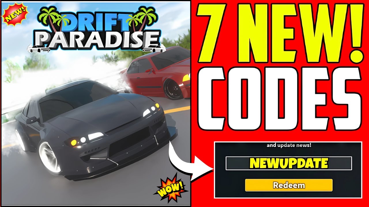 ⚠️FEBRUARY CODES⚠️DRIFT PARADISE ROBLOX CODES 2025 - DRIFT PARADISE ...