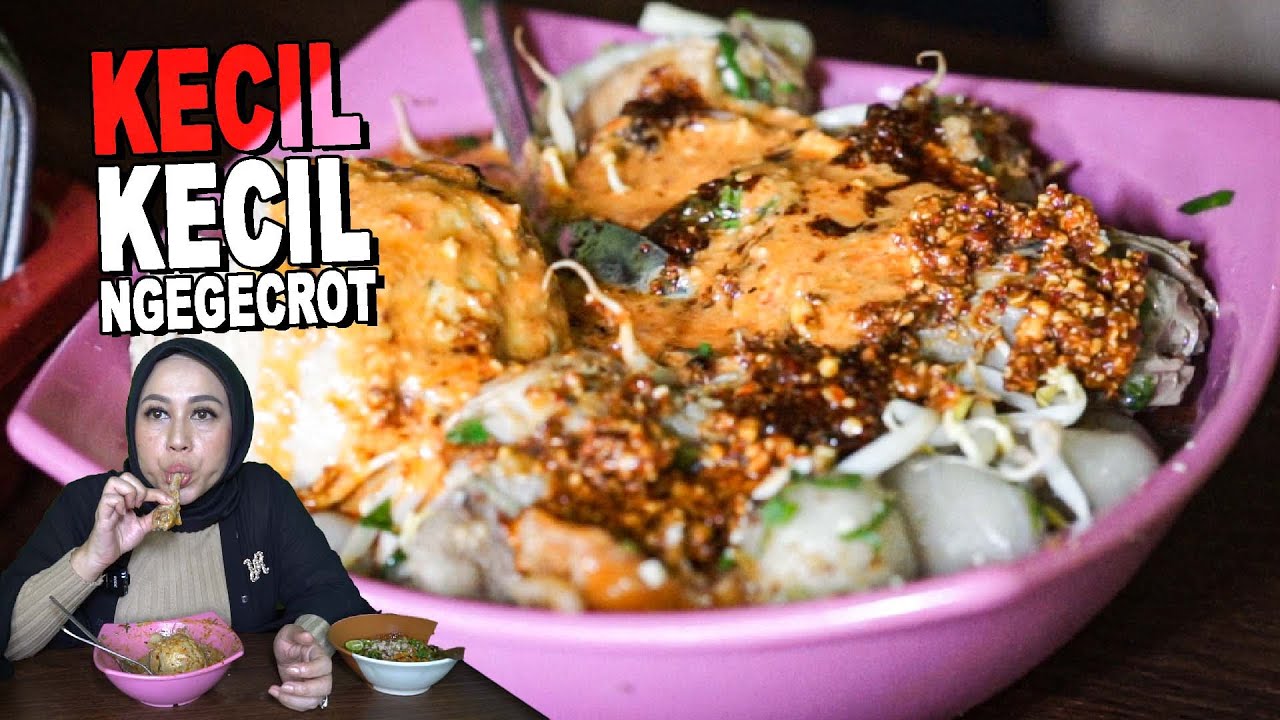 NIH BAKSO KECIL KECIL TAPI ISIANNYA BUKAN MAEN!! PORSI SEABREK!! BASO ...