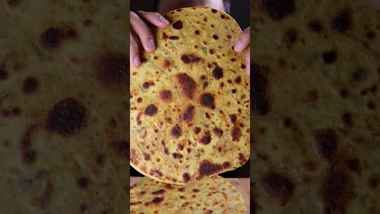 How To Make Missi (Chickpea) Roti | #Shorts Recipes - YouTube
