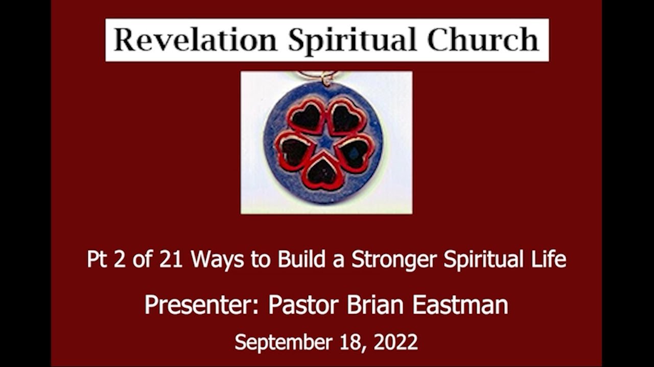 Pt 2 of 21 Ways to Build a Stronger Spiritual Life - YouTube
