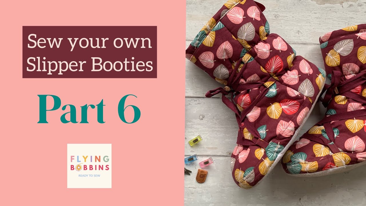 Sew your own Slipper Boots - PART 6 - Making the front of the boot ...