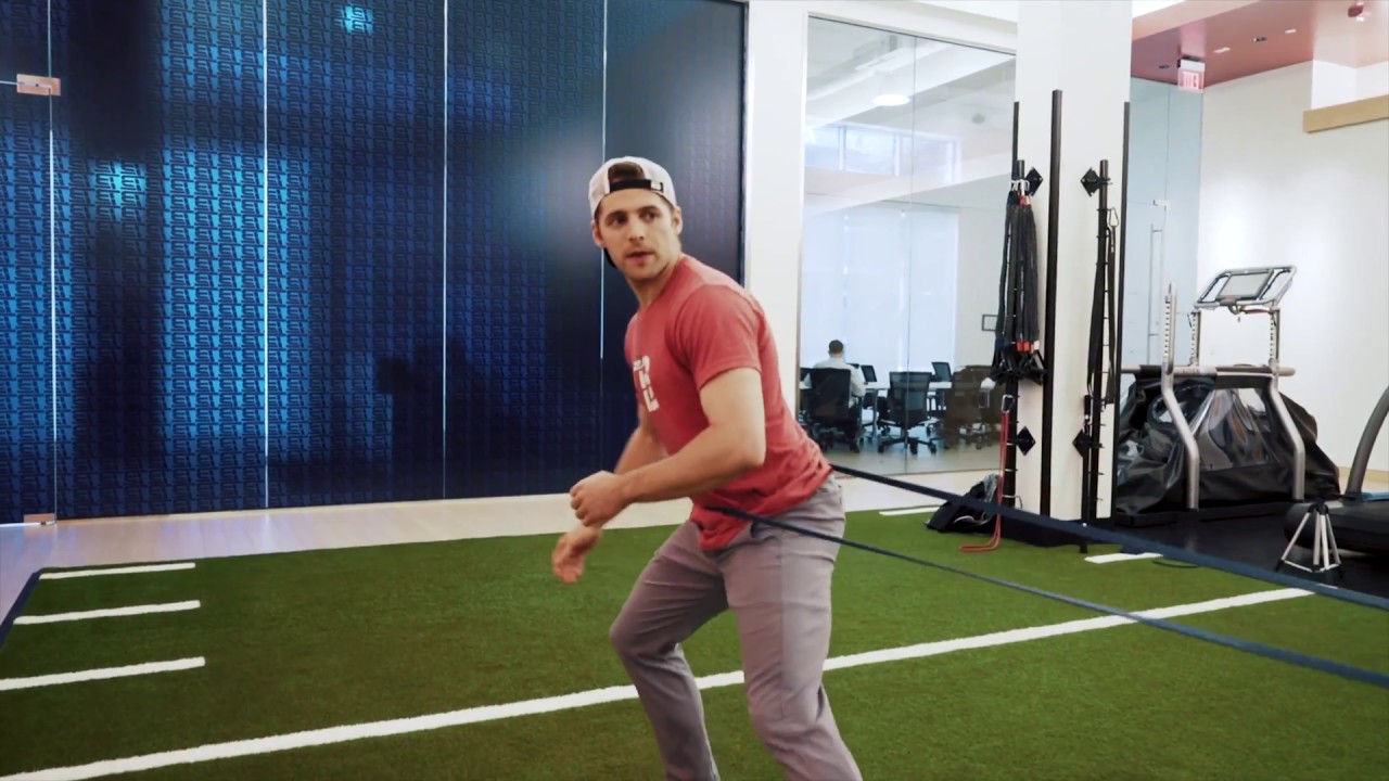 Resisted Route Running Drill for Wide Receivers - YouTube