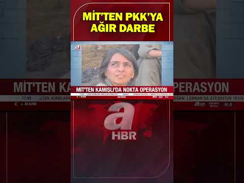 MİT'ten PKK'ya Kamışlı'da nokta operasyon! | A Haber