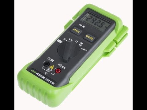 ISO-TECH IDM 63N Multimeter Review & Teardown! - YouTube
