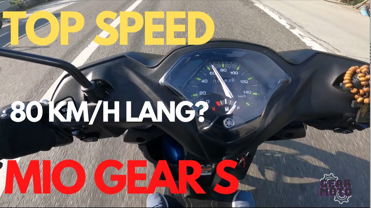 TOP SPEED | MIO GEAR | GEAR MOTO - YouTube