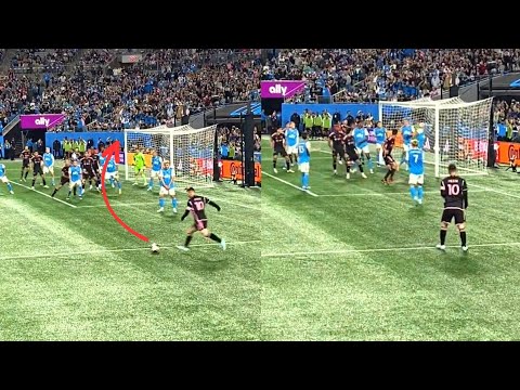 Messi's Insane Freekick from this Angle vs Charlotte Today | Messi's ...