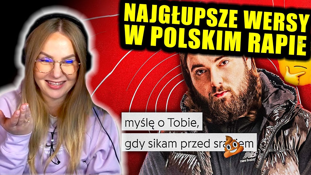 NAVCIA ogląda NAJGŁUPSZE WERSY W POLSKIM RAPIE - YouTube