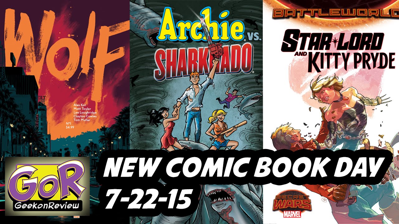 New Comic Book Day - 7/22/15 (Wolf #1; Archie vs Sharknado #1...) - YouTube