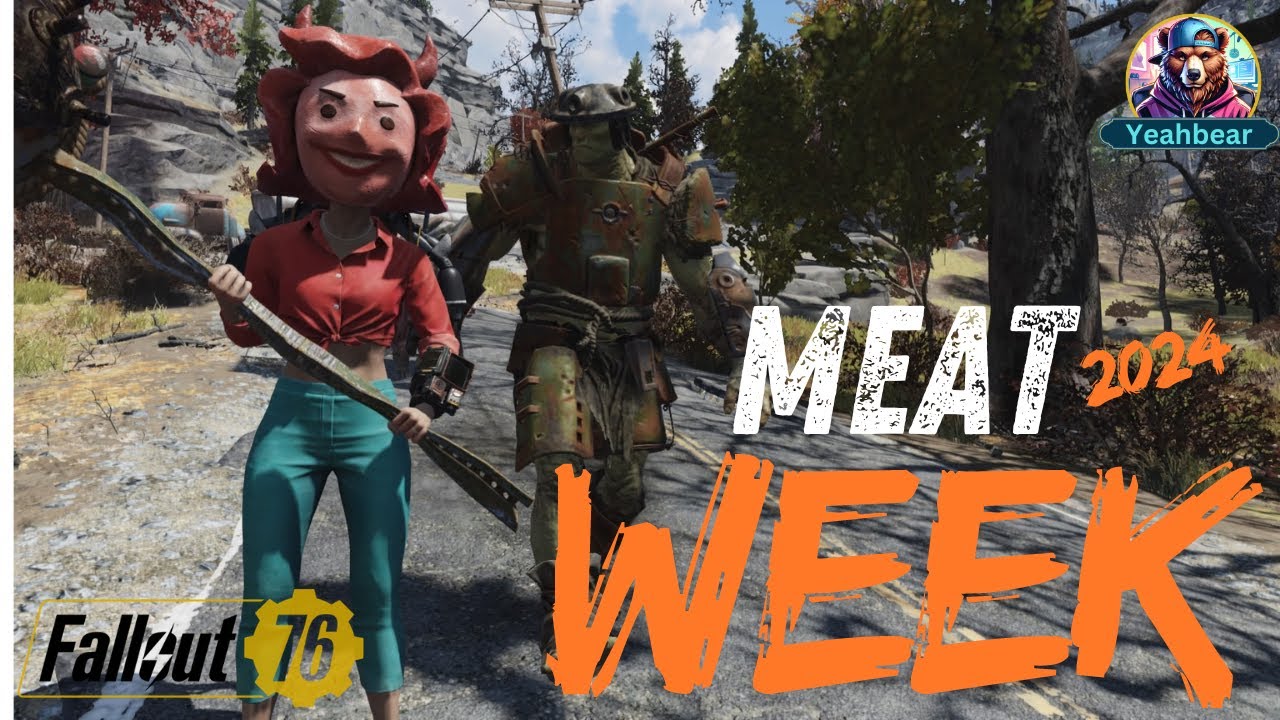 Meat week 2024 & plan hunting w/Yeahbear Fallout 76 - YouTube