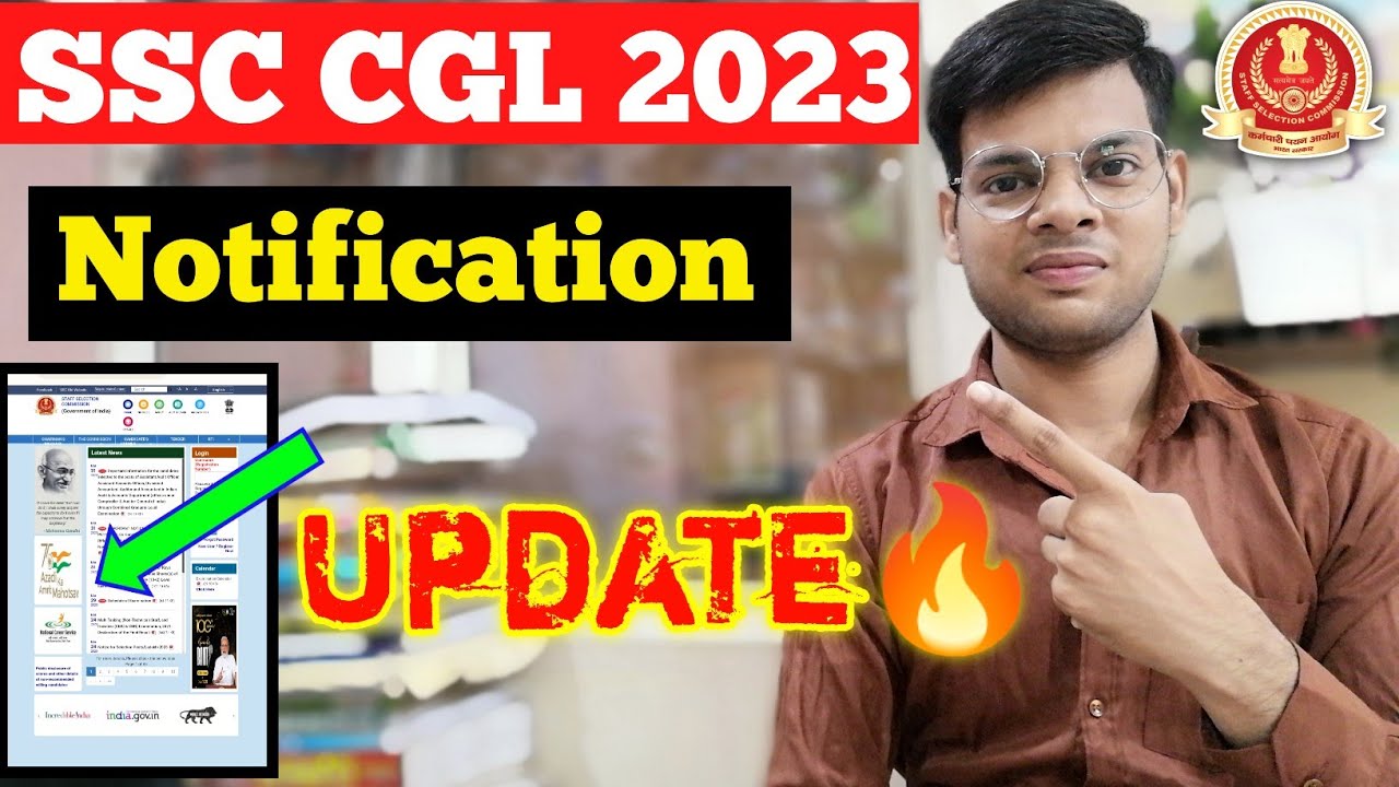 SSC CGL Notification 2023 Update🔥| Ssc cgl 2023 notification | Cgl ...