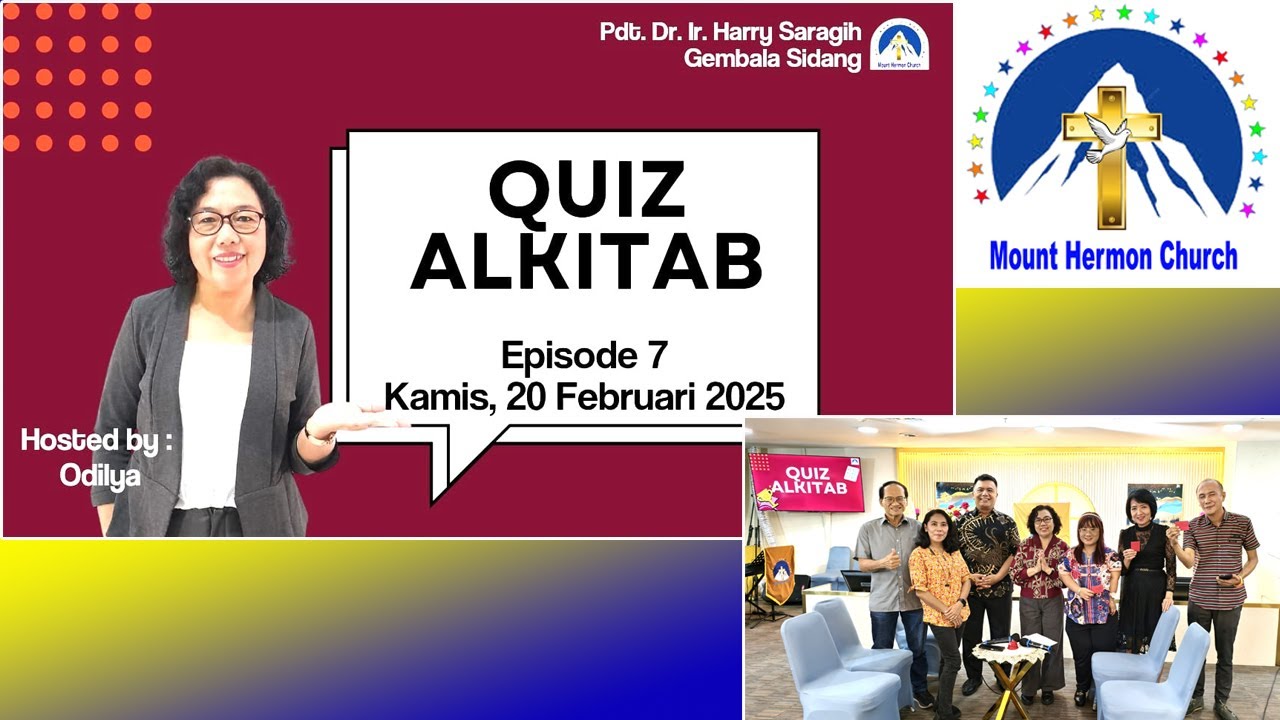 QUIZ ALKITAB - 7 (KAMIS) - YouTube