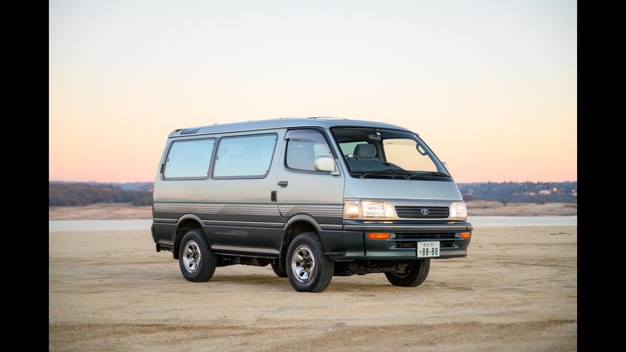 1996 JDM Toyota Hiace Super Custom - Driving - YouTube