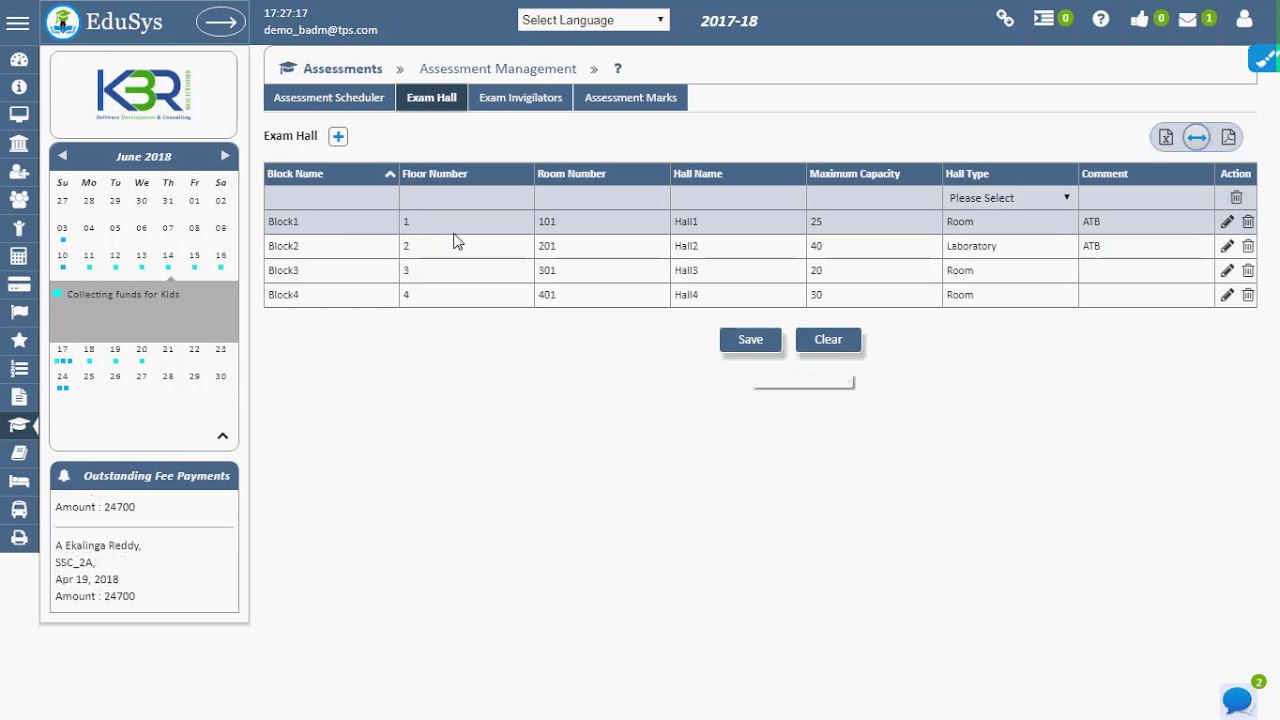 How Exam Hall is managed using School Management System - YouTube