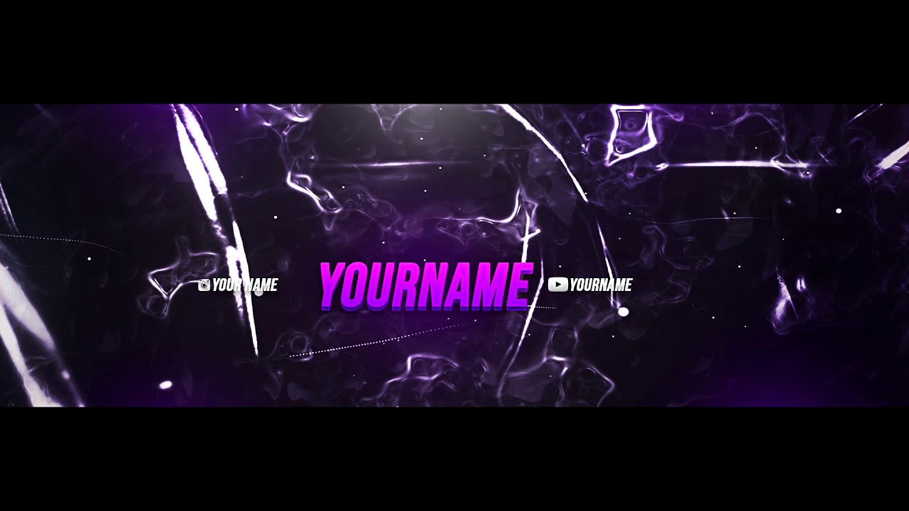 FREE Purple Twitter Header - YouTube