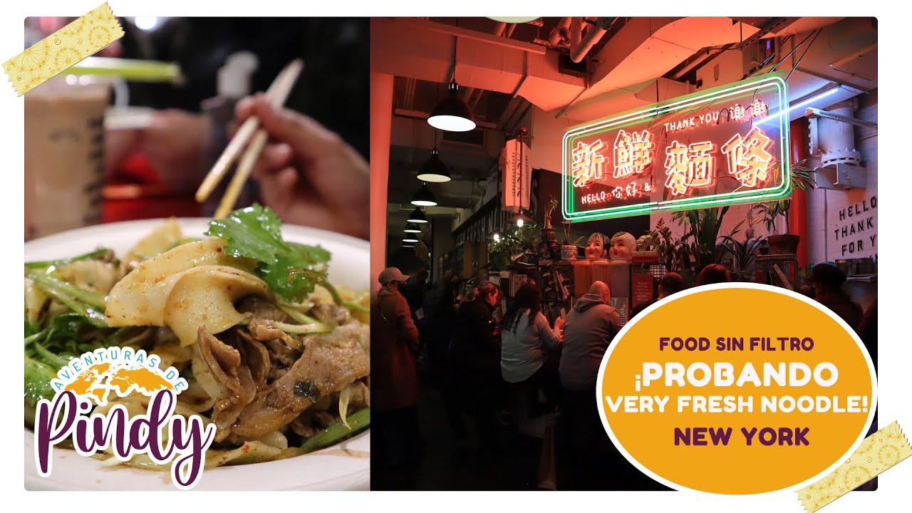 PROBANDO VERY FRESH NOODLE EN NY - YouTube