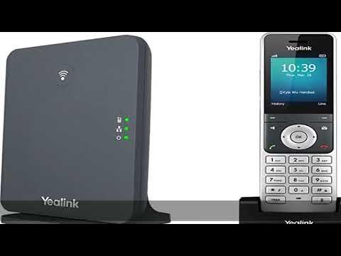 Yealink W76P - IP DECT Phone Bundle W56H with W70 Base - YouTube