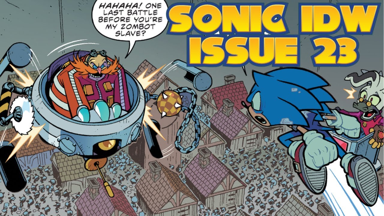 The 1st Eggman encounter since Forces [IDW #23] - YouTube