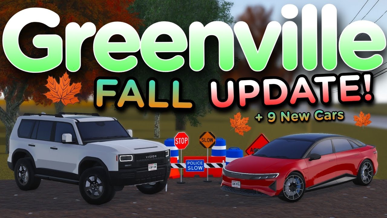 New FALL UPDATE in Greenville Roblox! (+9 New Cars & More) - YouTube