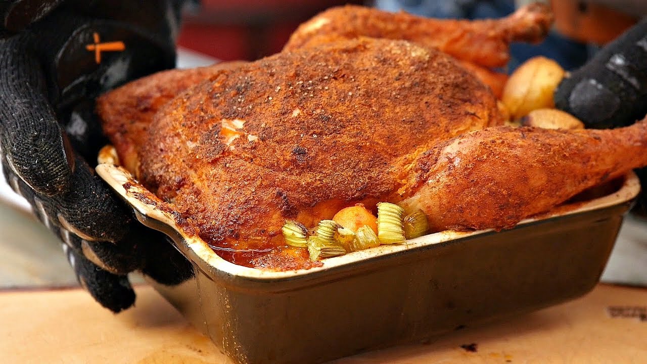 Roasted Chicken - Chick in a Pan - YouTube