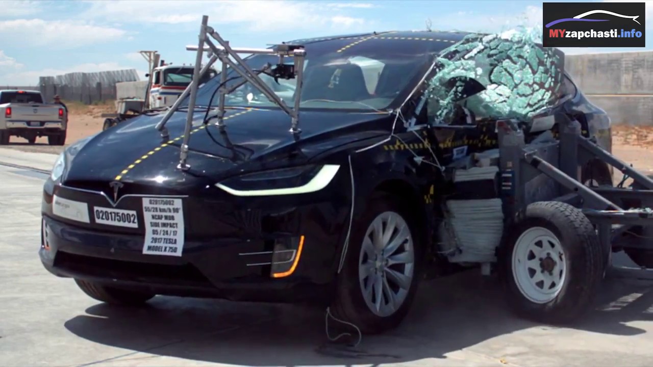 Crash Test Tesla Model X - 2017 часть 2 - YouTube