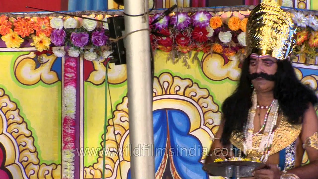 Ahiravan prepares to immolate Lord Ram and Lakshman - YouTube