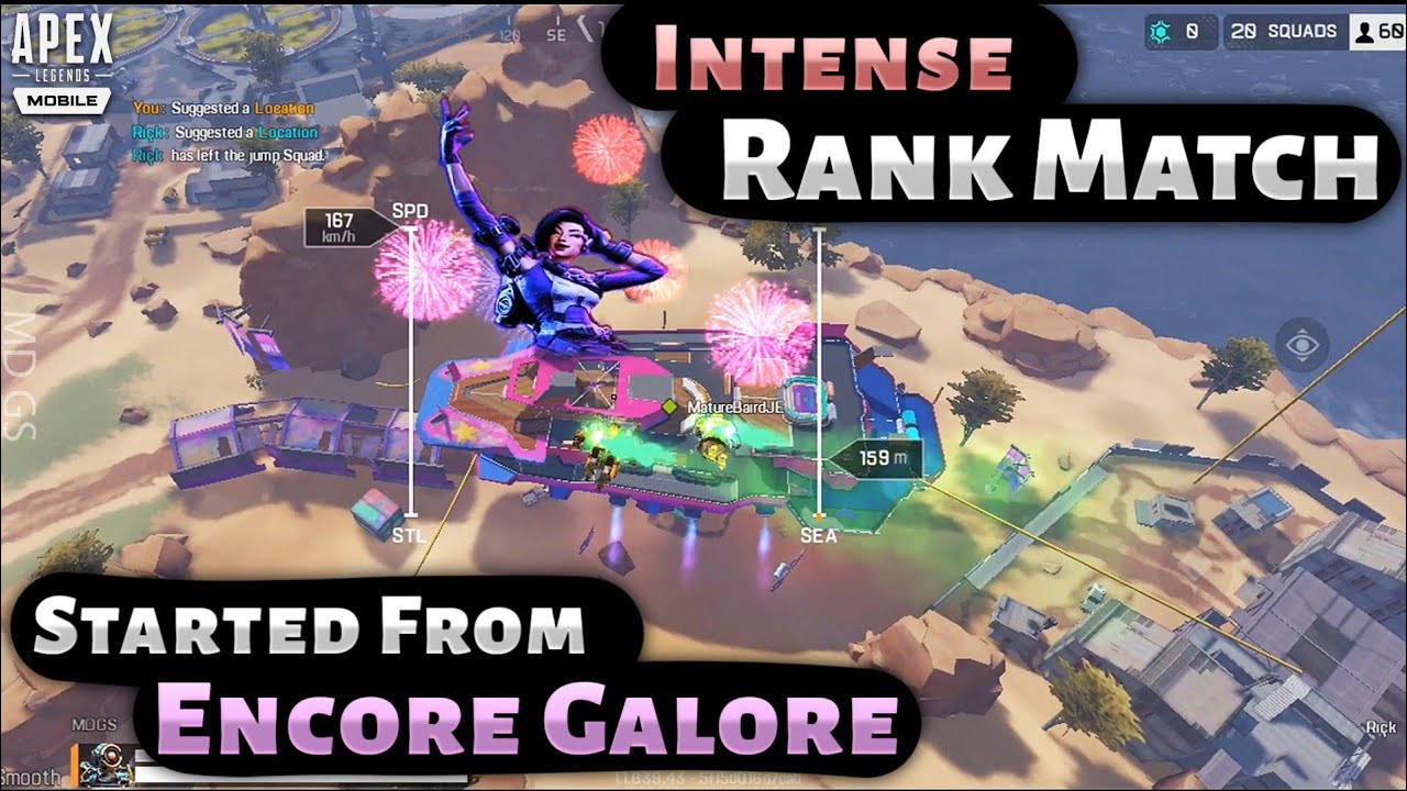 Started from Encore Galore | Intense Rank Match | Apex Legends Mobile ...