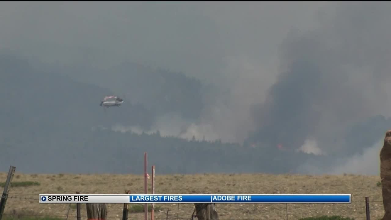 Spring Fire rages through more than 78,000 acres - YouTube