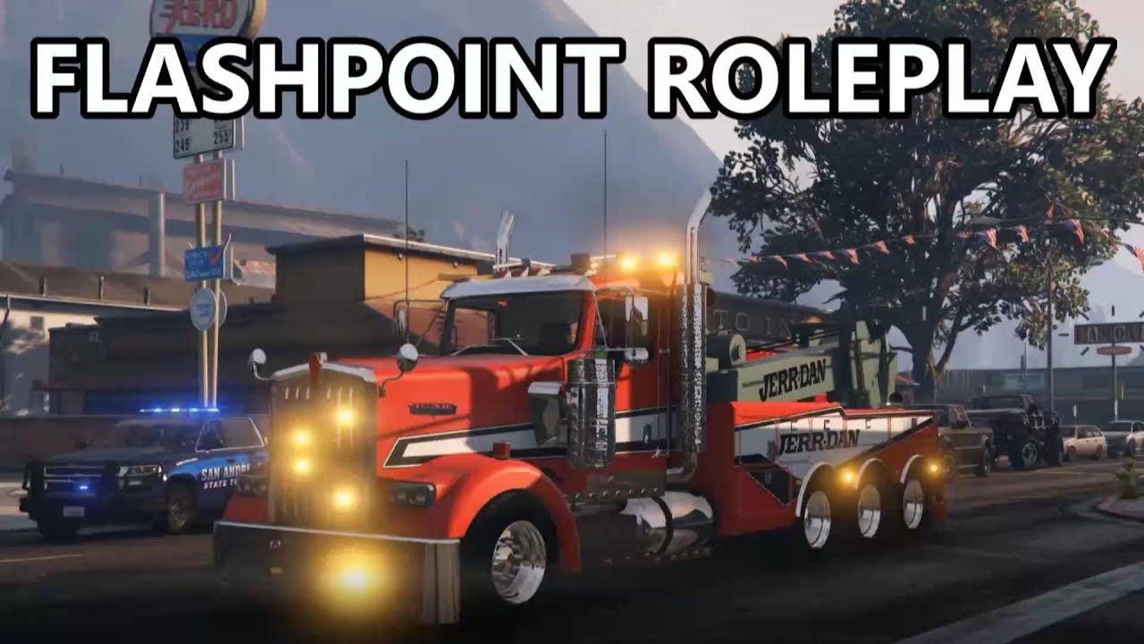 Flashpoint Roleplay - Gas Station Crash - YouTube